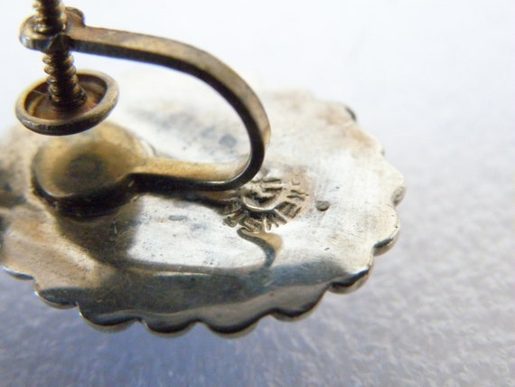 Vintage Old Mexican Mexico Sterling Silver 925 Large … - Gem