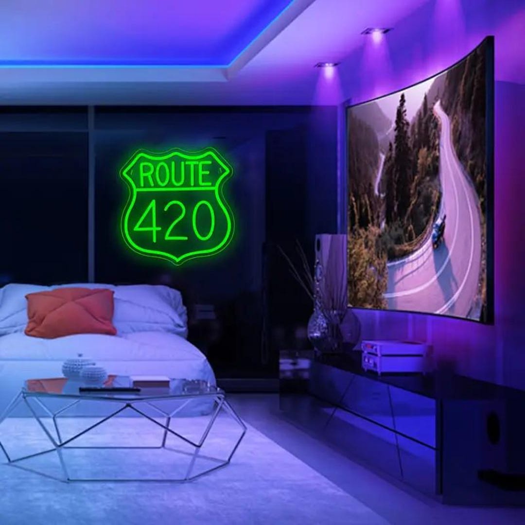 Route 420 Neon Light Sign - Etsy