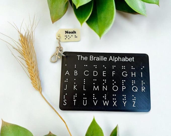 Braille Flash Cards - Alphabet & Numbers - Printable - Poster ...