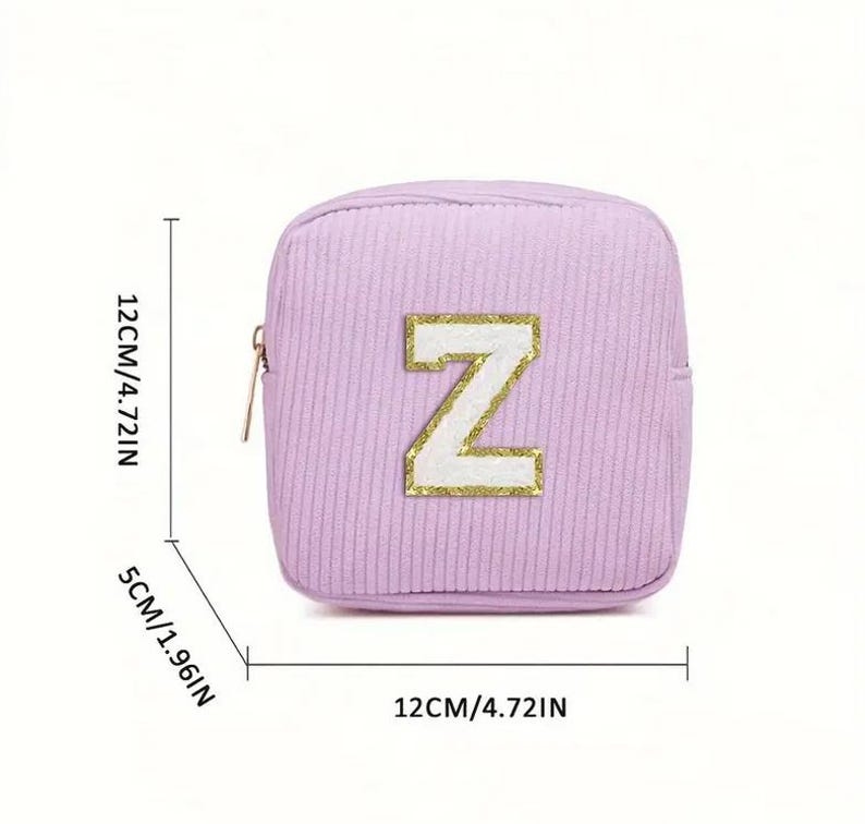 Personalized Kids' Make-up Bags - Colorful Initial Cosmetic Pouches for ...