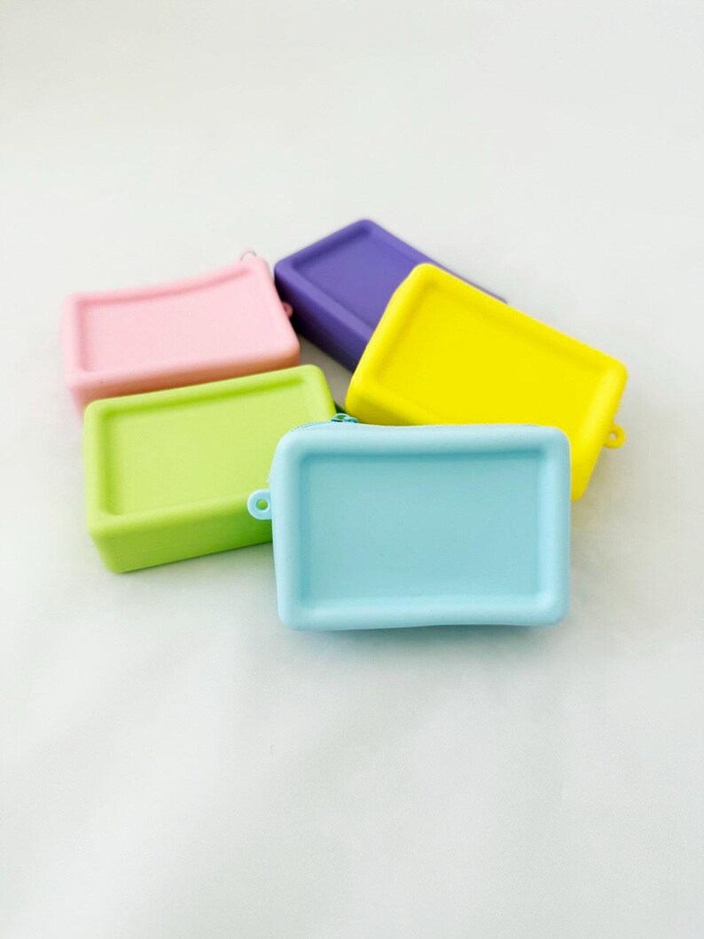 Custom Kids' Silicone Coin Wallet Personalized Small Pocket Wallet in ...