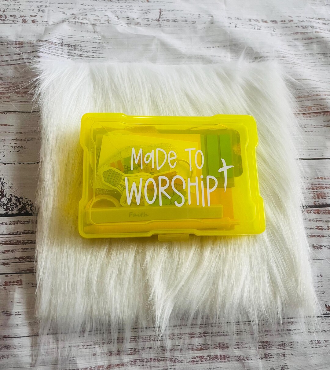 Stationary Bible Study Box Bible Accessories Faith Based Bible Study ...