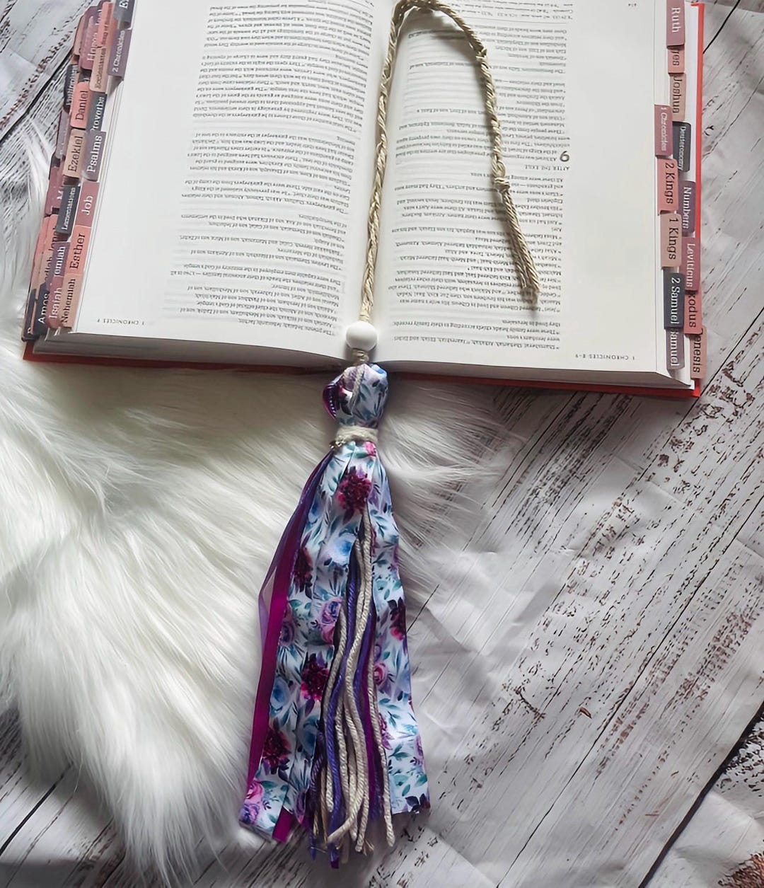 Boho Bible Tassel Bookmark Bible Tassels Bible Bookmark Handmade Boho ...
