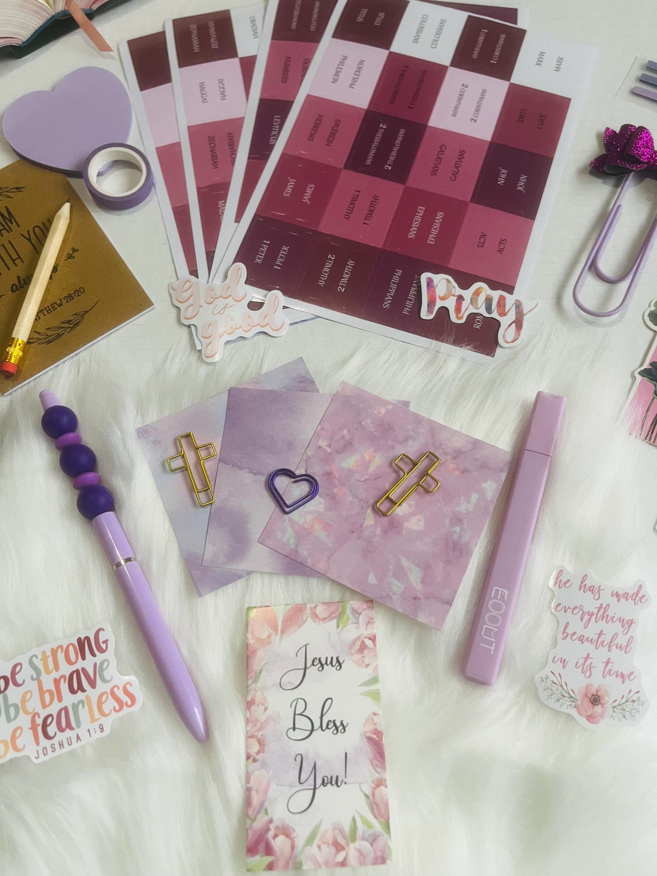 Bible Study Kit Bible Tabs Bookmark Sticker Faith Based Bible Study ...