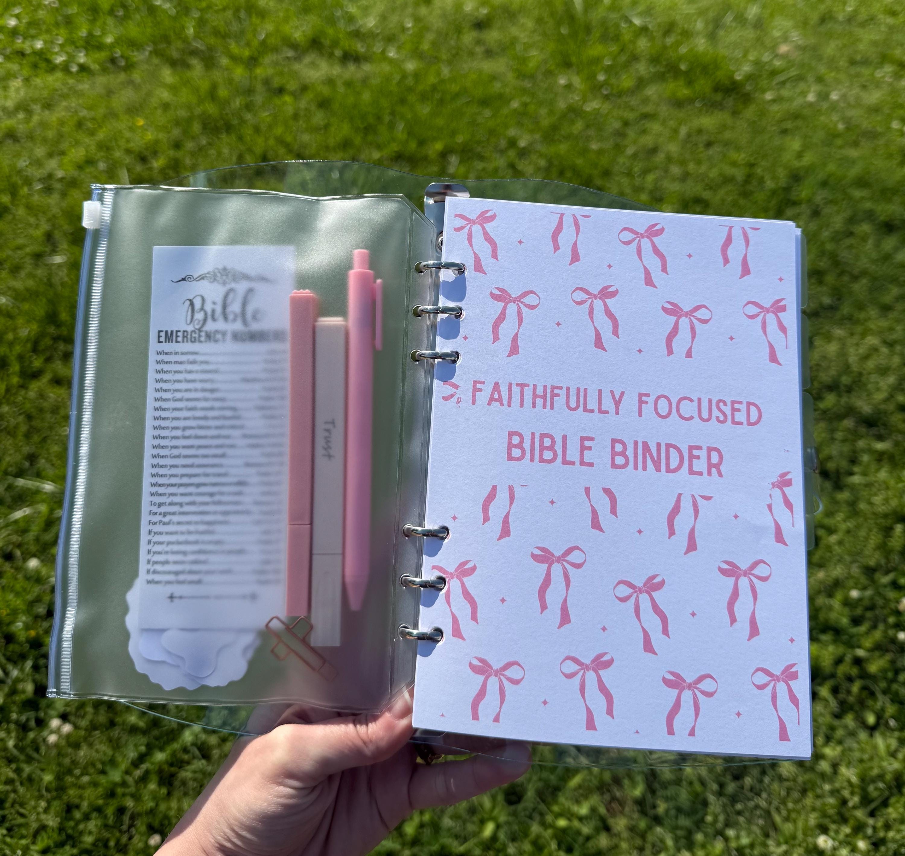 Bible Study Binder | Bible Study Book | Compact Daily Bible Study ...