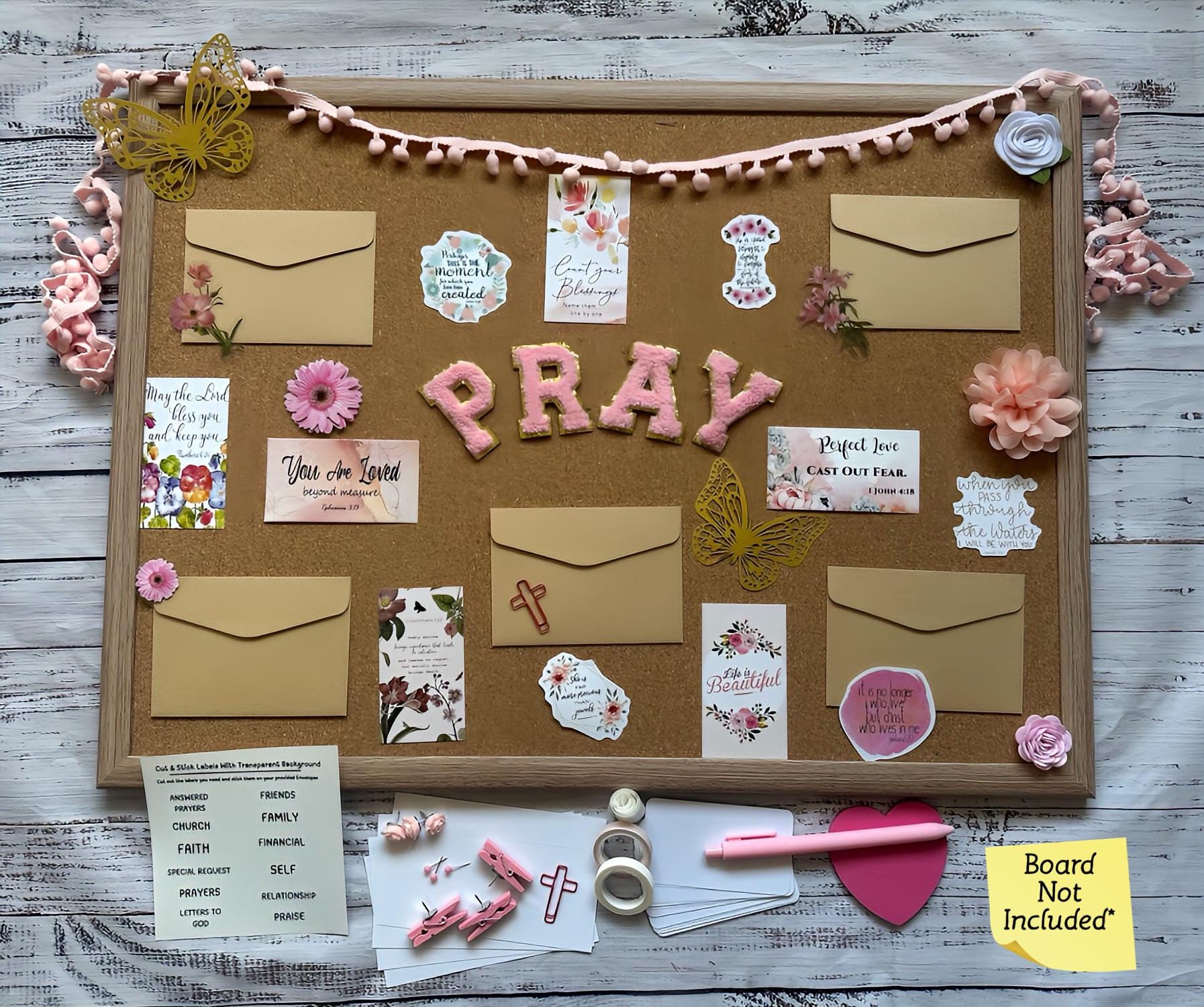 DIY Prayer Board Kit | Christian Craft Kit | Prayer Board Kit | Faith ...