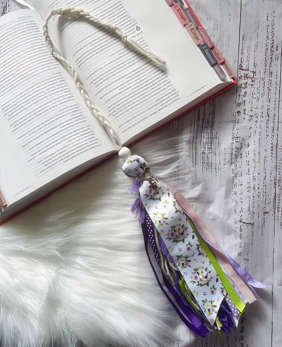 Boho Bible Tassel Bookmark Bible Tassels Bible Bookmark Handmade Boho ...