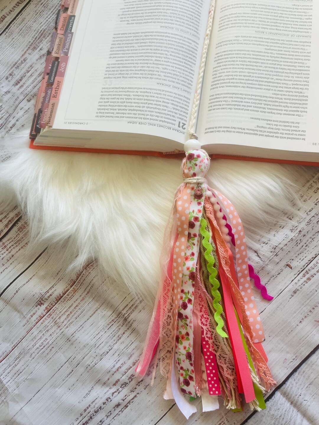 Boho Bible Tassel Bookmark Bible Tassels Bible Bookmark Handmade Boho ...