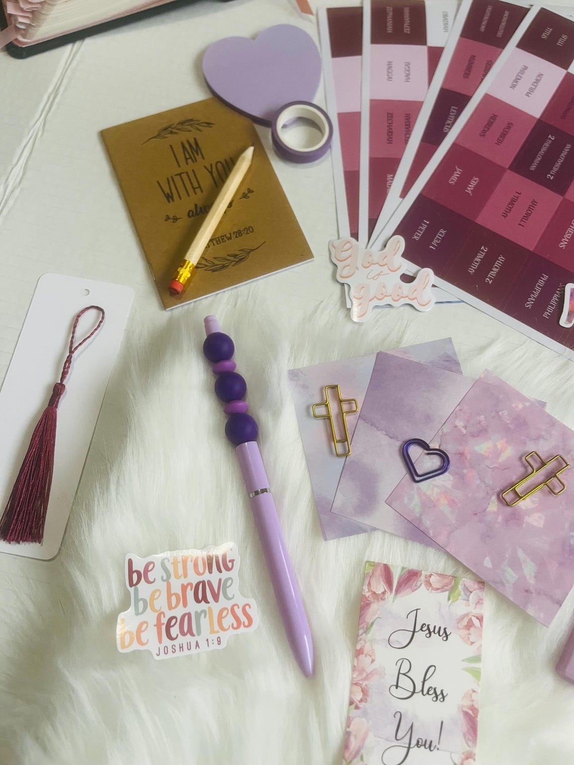 Bible Study Kit Bible Tabs Bookmark Sticker Faith Based Bible Study ...