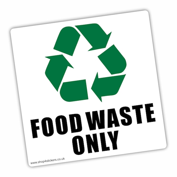 Food Waste Sign - Etsy UK