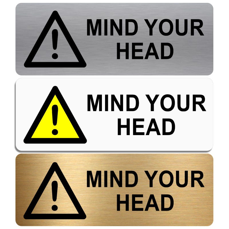 Mind Your Head Signs - Etsy UK