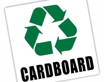 1 X Sticker Food Waste Only Recycle Eco-friendly Kitchen Recycling Bin ...