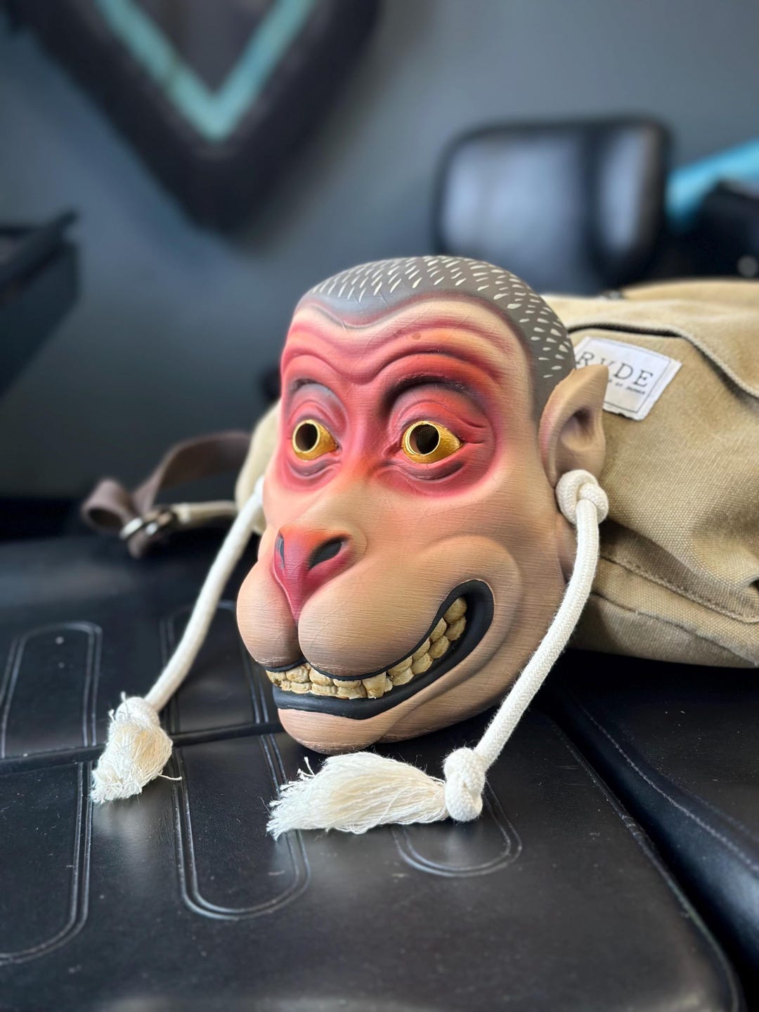 Saru Mask Hand-painted Japanese Monkey - Etsy