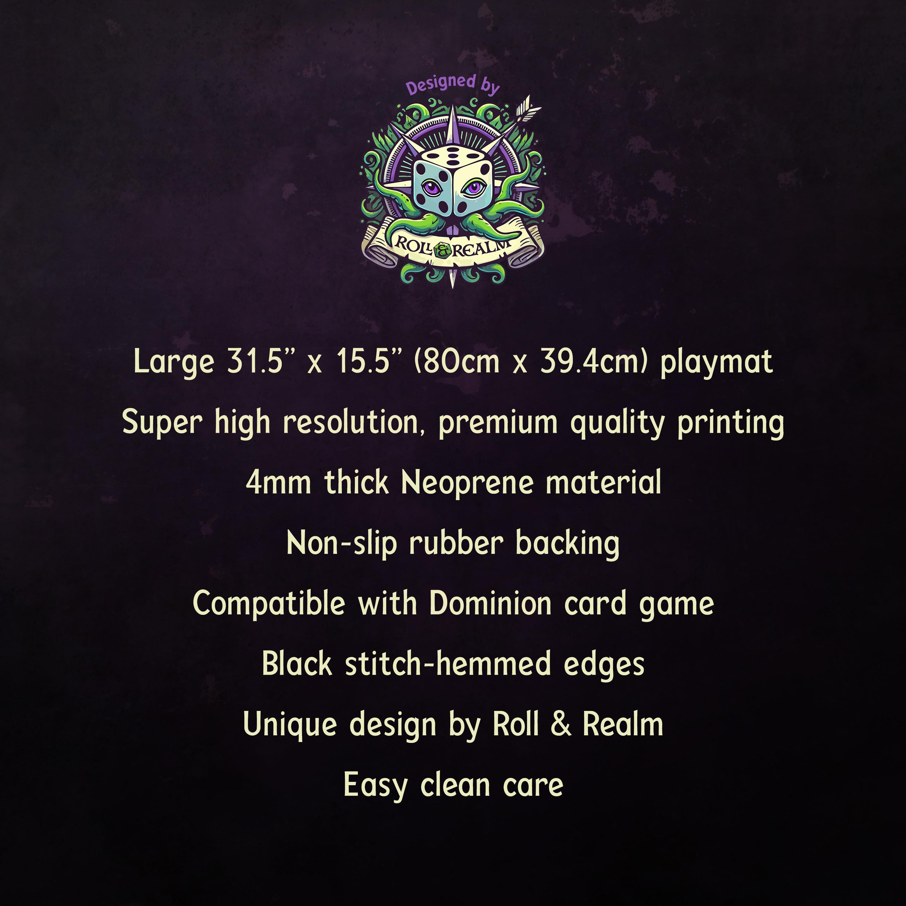 Dominion Playmat | Unofficial Medieval-inspired Tabletop Game Mat ...