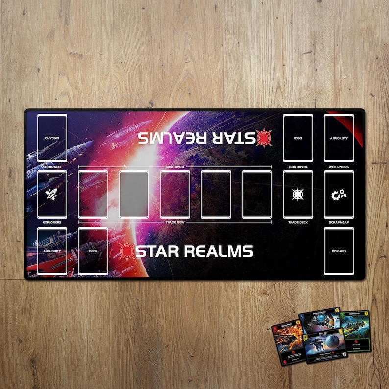 Star Realms Playmat | Epic Space-themed Tabletop Game Mat | Large 31 ...