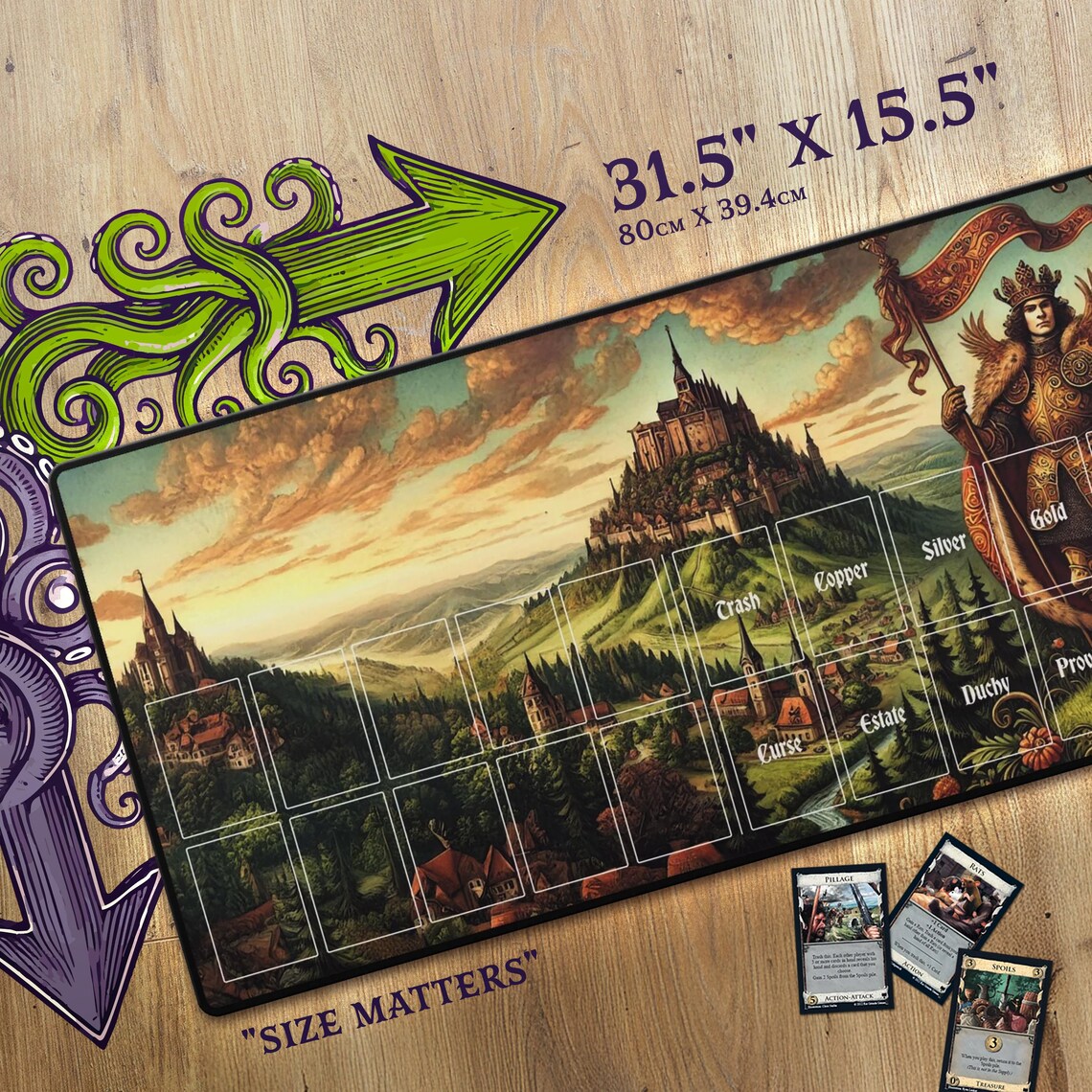 Dominion Playmat | Unofficial Medieval-inspired Tabletop Game Mat ...