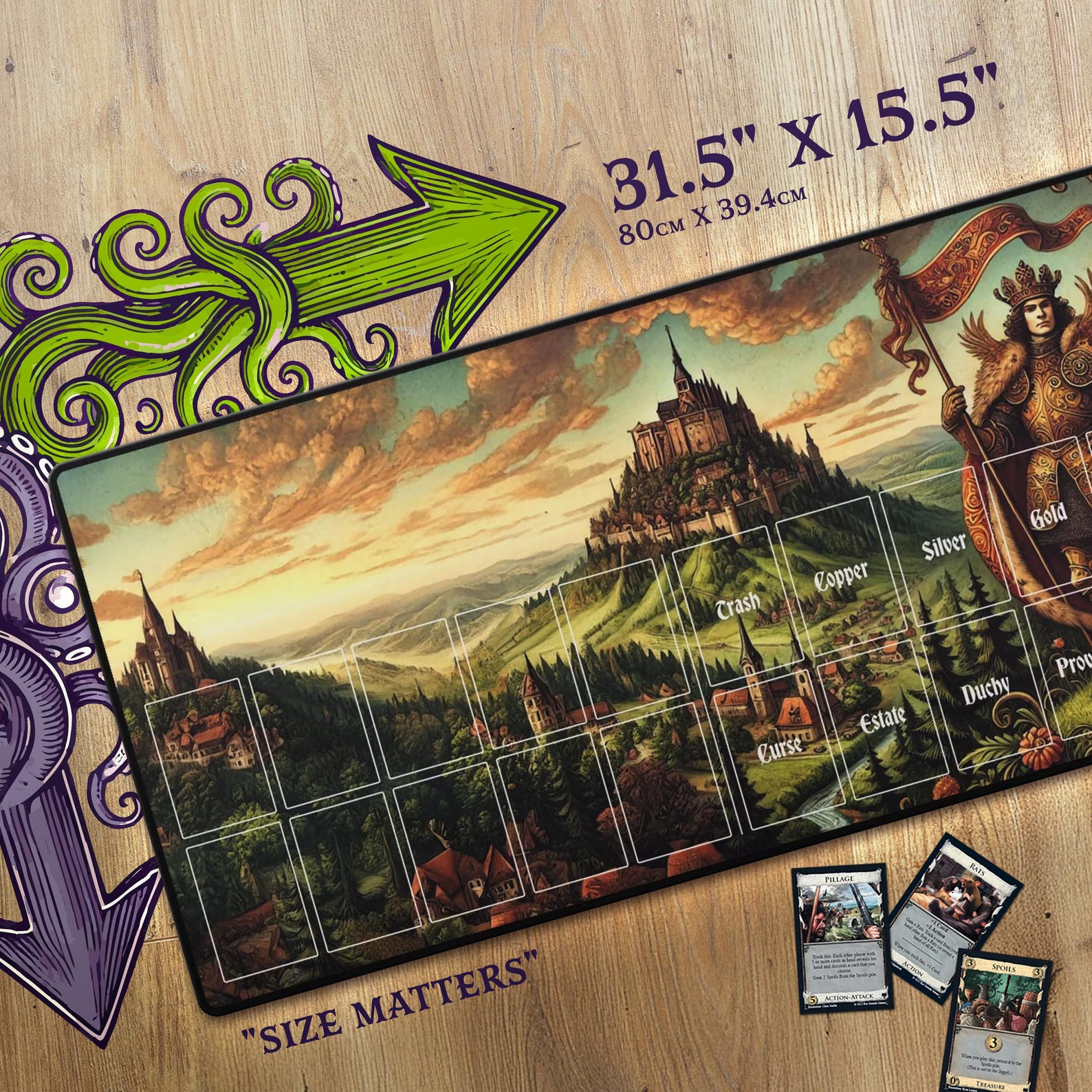 Dominion Playmat | Unofficial Medieval-inspired Tabletop Game Mat ...