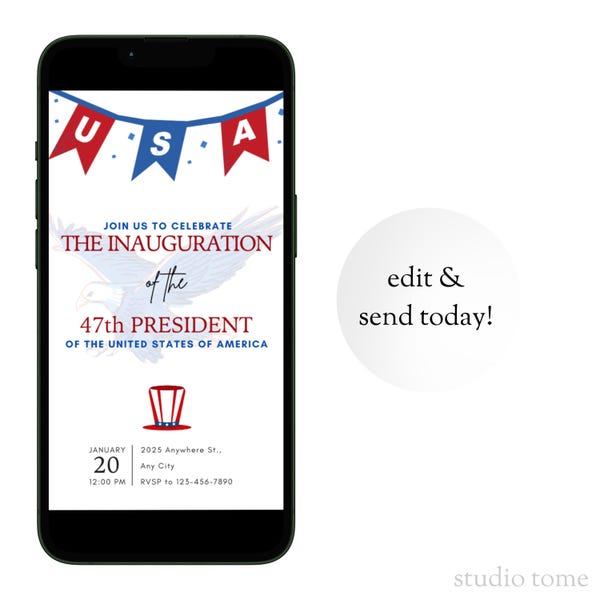 Inauguration Invitation - Etsy