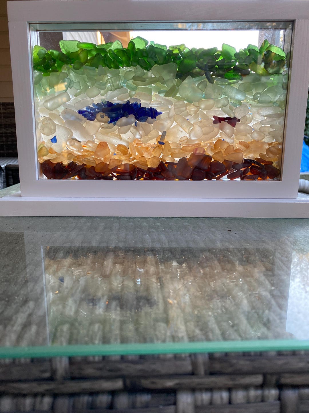 Seaglass Display Frame - Etsy