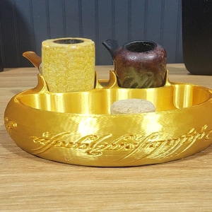 Tobacco Pipe Stand - Tobacco Ash Tray With Cork Knocker - Desktop Pipe ...