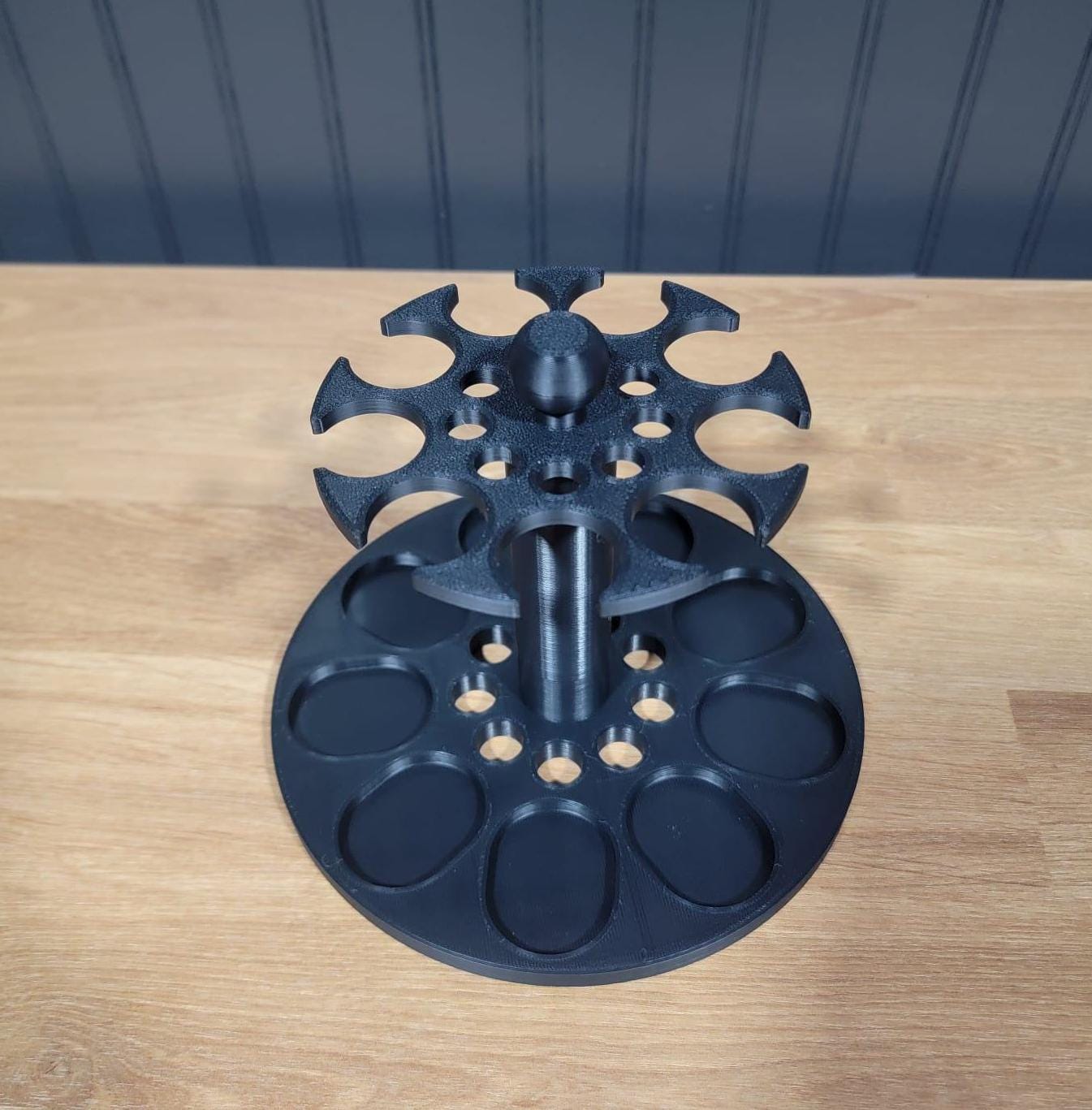 Tobacco Pipe Rack for 9 Pipes - Pipe Stand - Pipe Display - Desktop ...