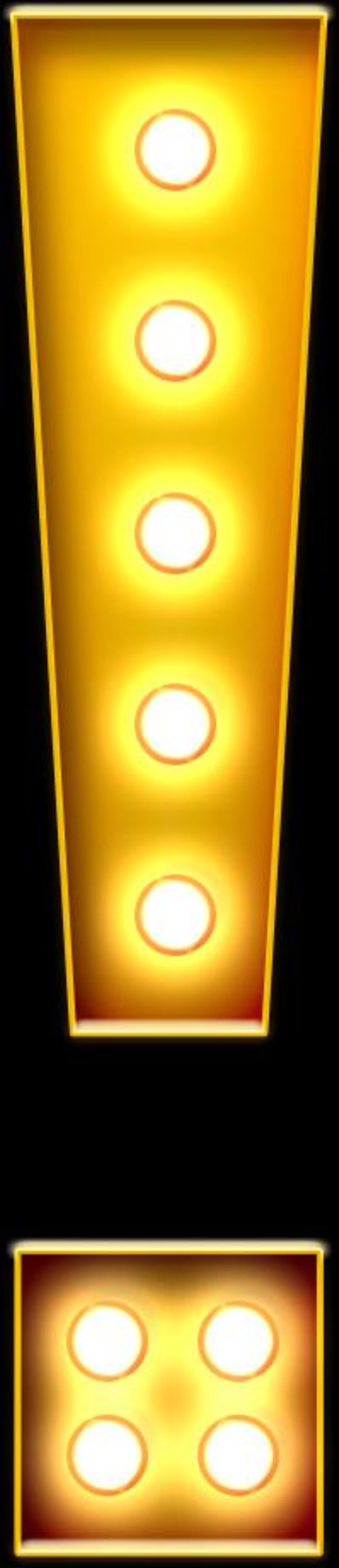 Font- Retro Marquee Light-up Font- Vintage Style Digital Letters for ...