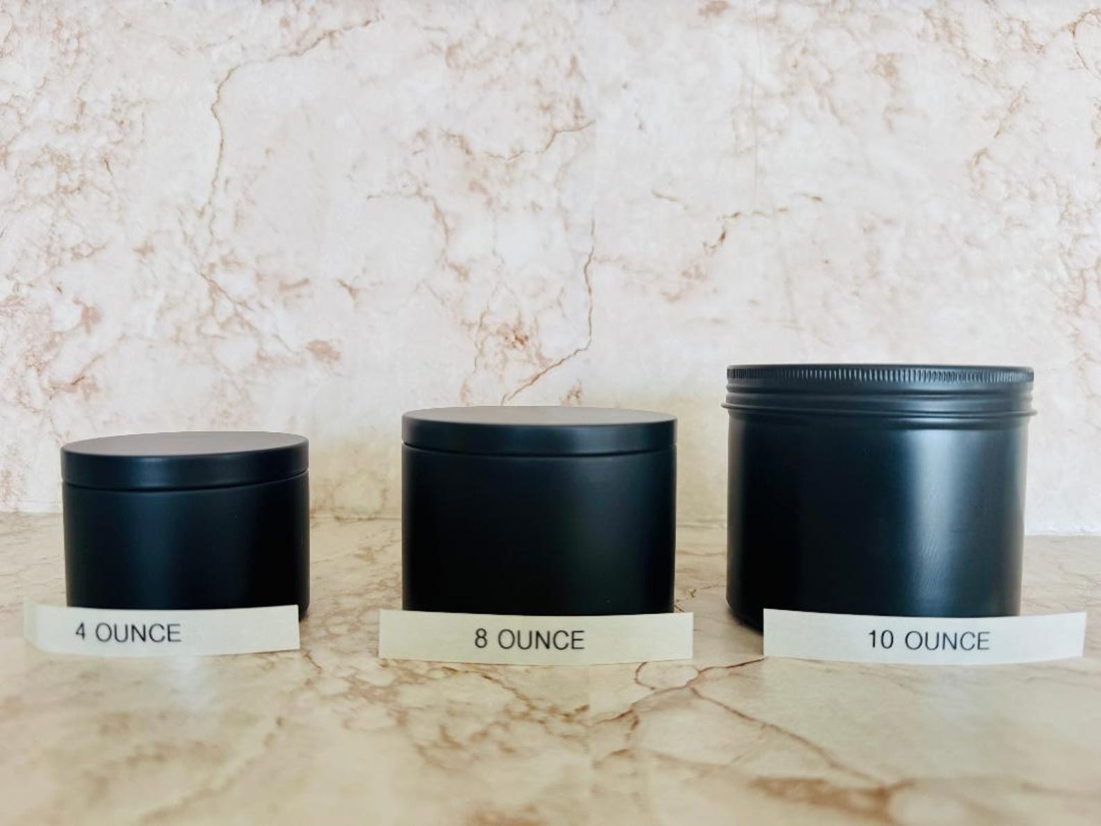 YOUR CHOICE! Gift Box Set- Includes 4 Scented Soy Candles With Wood ...