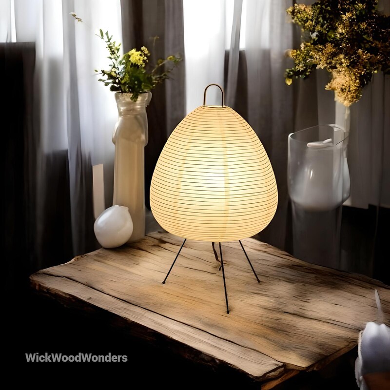 Rice Paper Lamp - Etsy