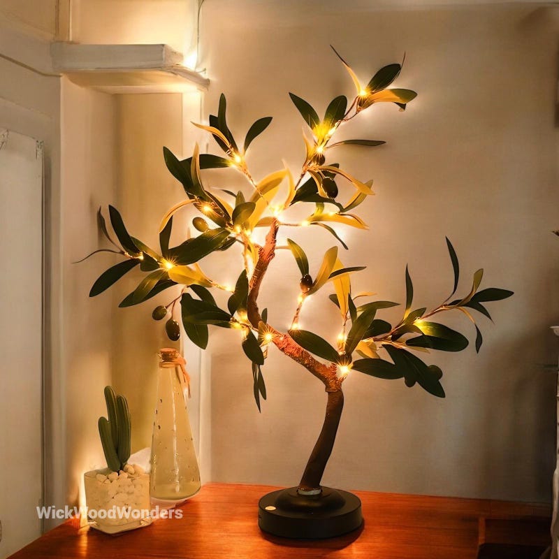 Tree Lamp - Etsy