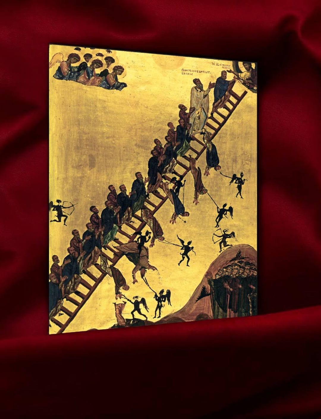 The Ladder of Divine Ascent by St. John Climacus Icon the Paradise ...