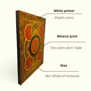 Rare Wooden Orthodox Icon of the Ladder of Divine Ascent by St John ...