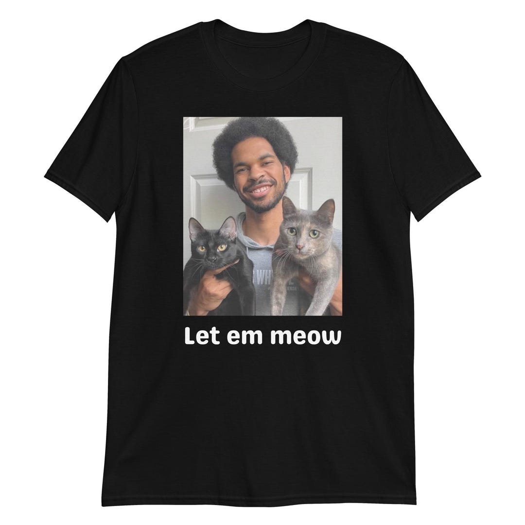 Jarrett Allen Cats Let Em Meow T Shirt | Funny Cat Lover Tee | Unisex ...