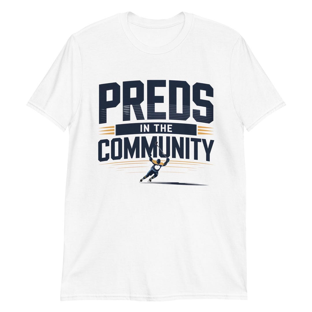 Preds in the Community Soft Cotton Tee: Sports Fan Gift - Etsy