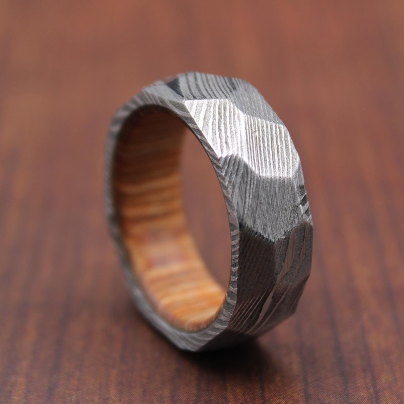 Damascus Ring - Etsy