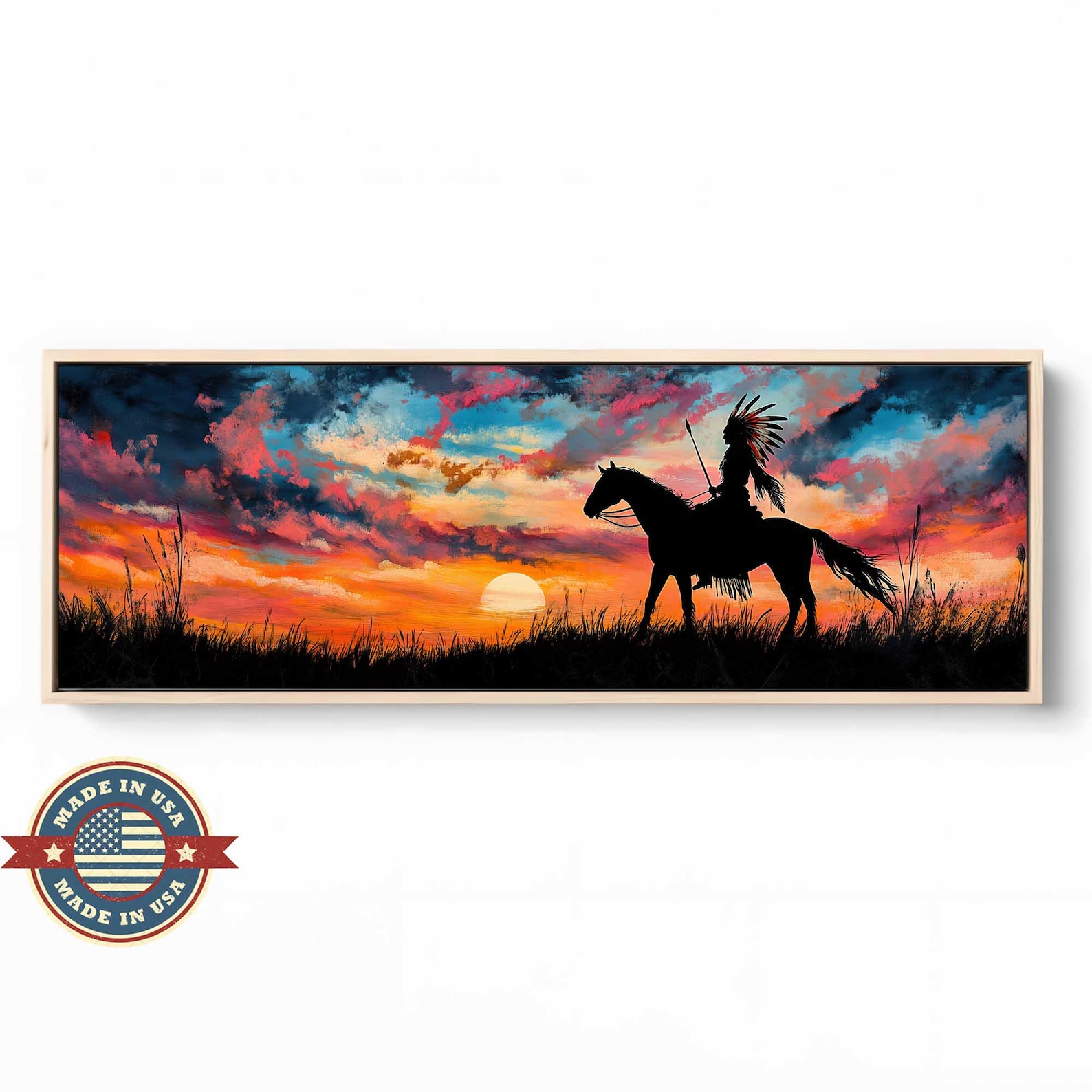 Native American Wall Art, Native American Decor, Native American ...