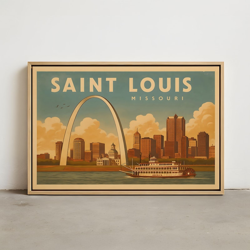 Saint Louis Skyline - Etsy