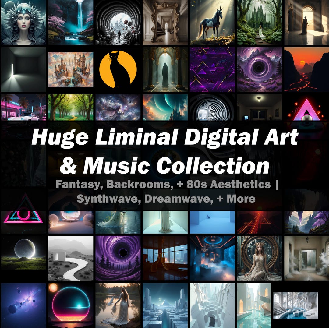 Liminal Digital Art & Music Collection | Explore Fantasy, Backrooms, + 80s Aesthetics ...