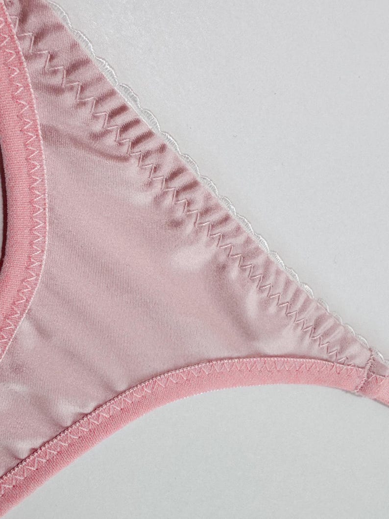 Pink Satin & Lace Mens Thong - Etsy