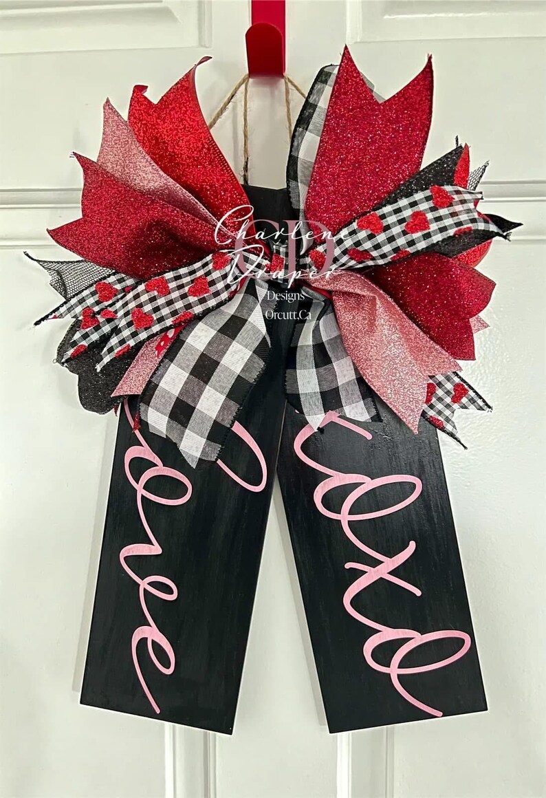 Valentines Day Door Hanger - Etsy