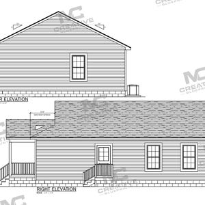 30' X 44' Mapleview Ranch House Plan | 3 Bedroom 2 Bath Single Story ...