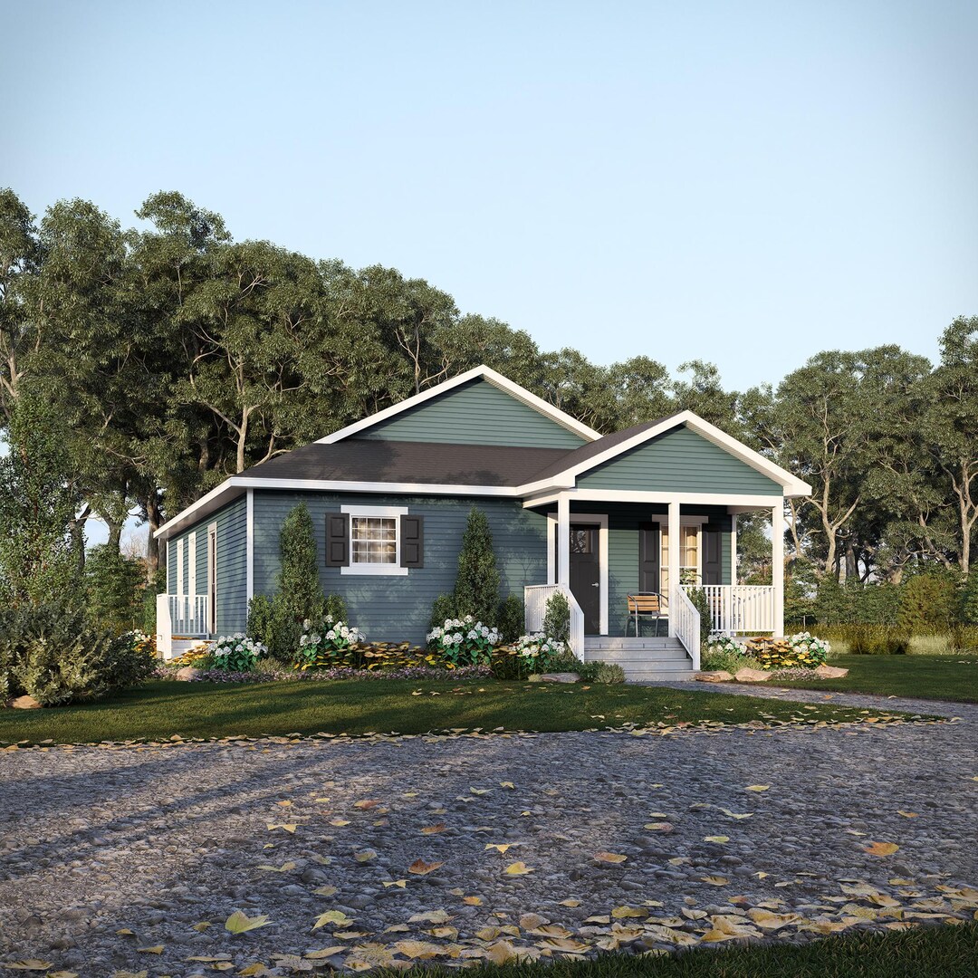 30' X 44' Mapleview Ranch House Plan (reversed) | 3 Bedroom 2 Bath ...
