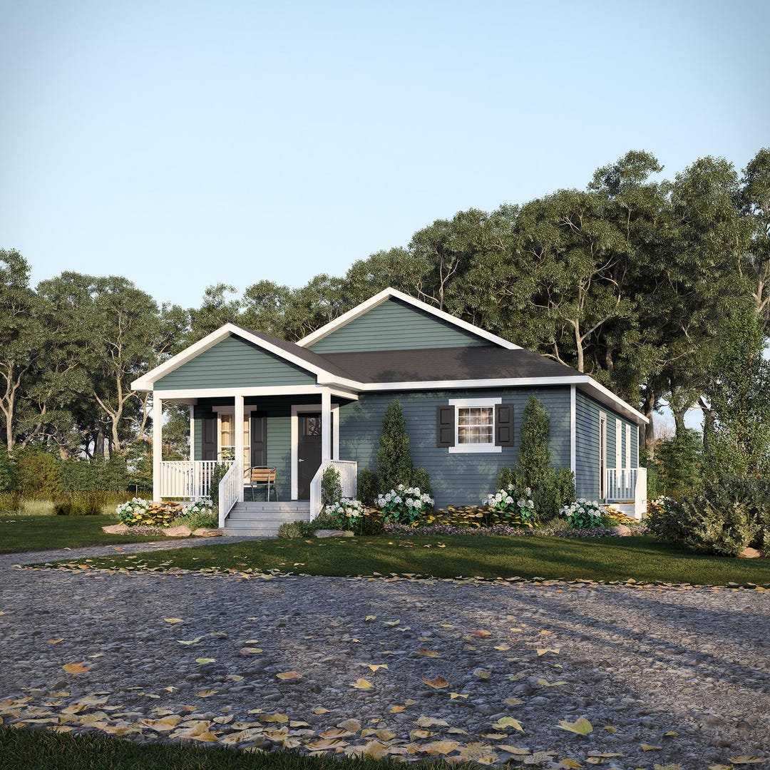 30' X 44' Mapleview Ranch House Plan | 3 Bedroom 2 Bath Single Story ...