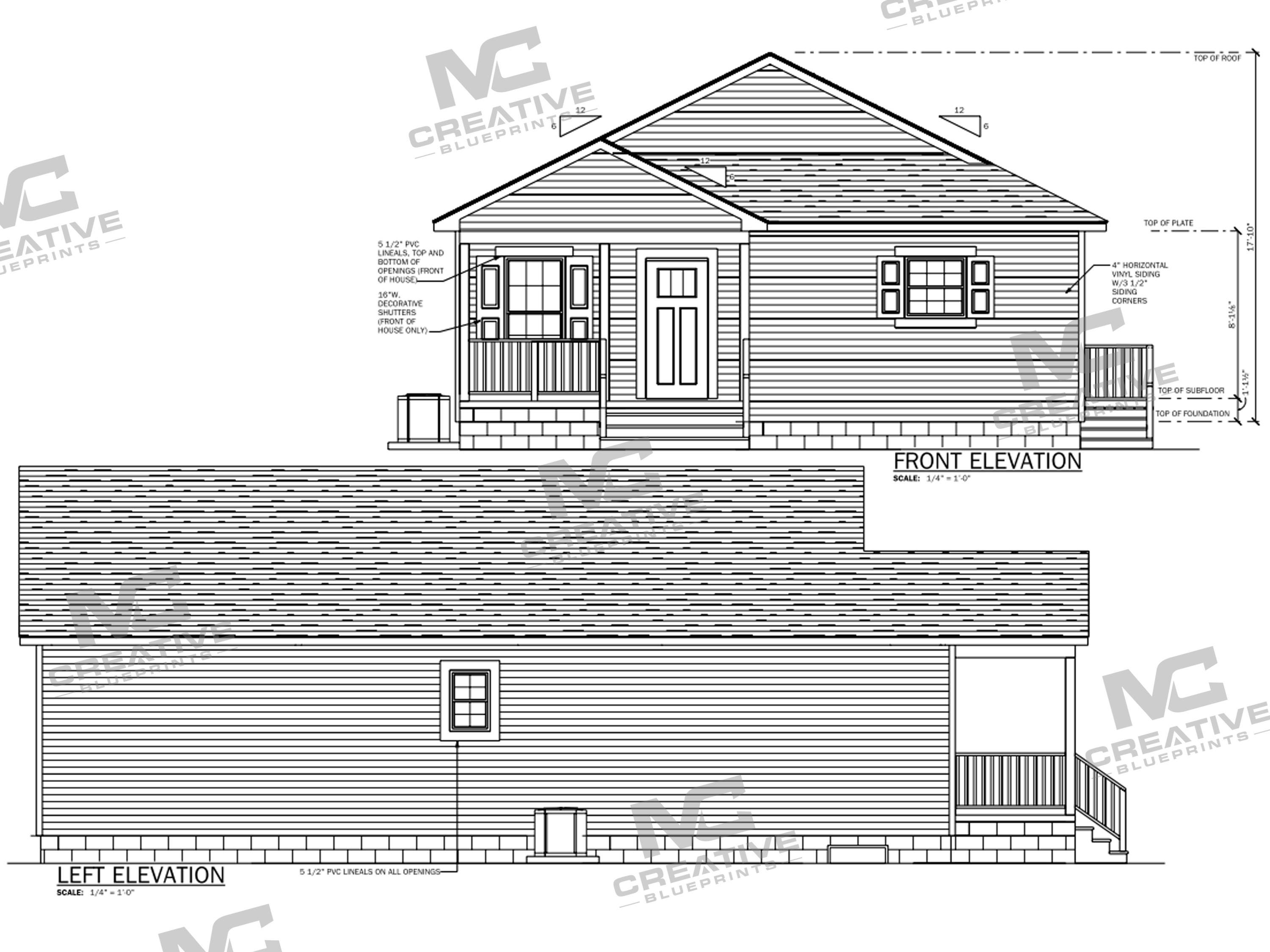 30' X 44' Mapleview Ranch House Plan | 3 Bedroom 2 Bath Single Story ...