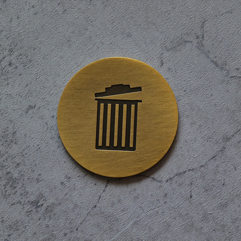 Runde gravurplakette - Etsy.de