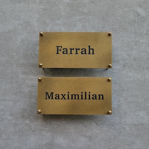 Custom Brass Signs, Metal Signs, Solid Brass Signs,commemorative ...