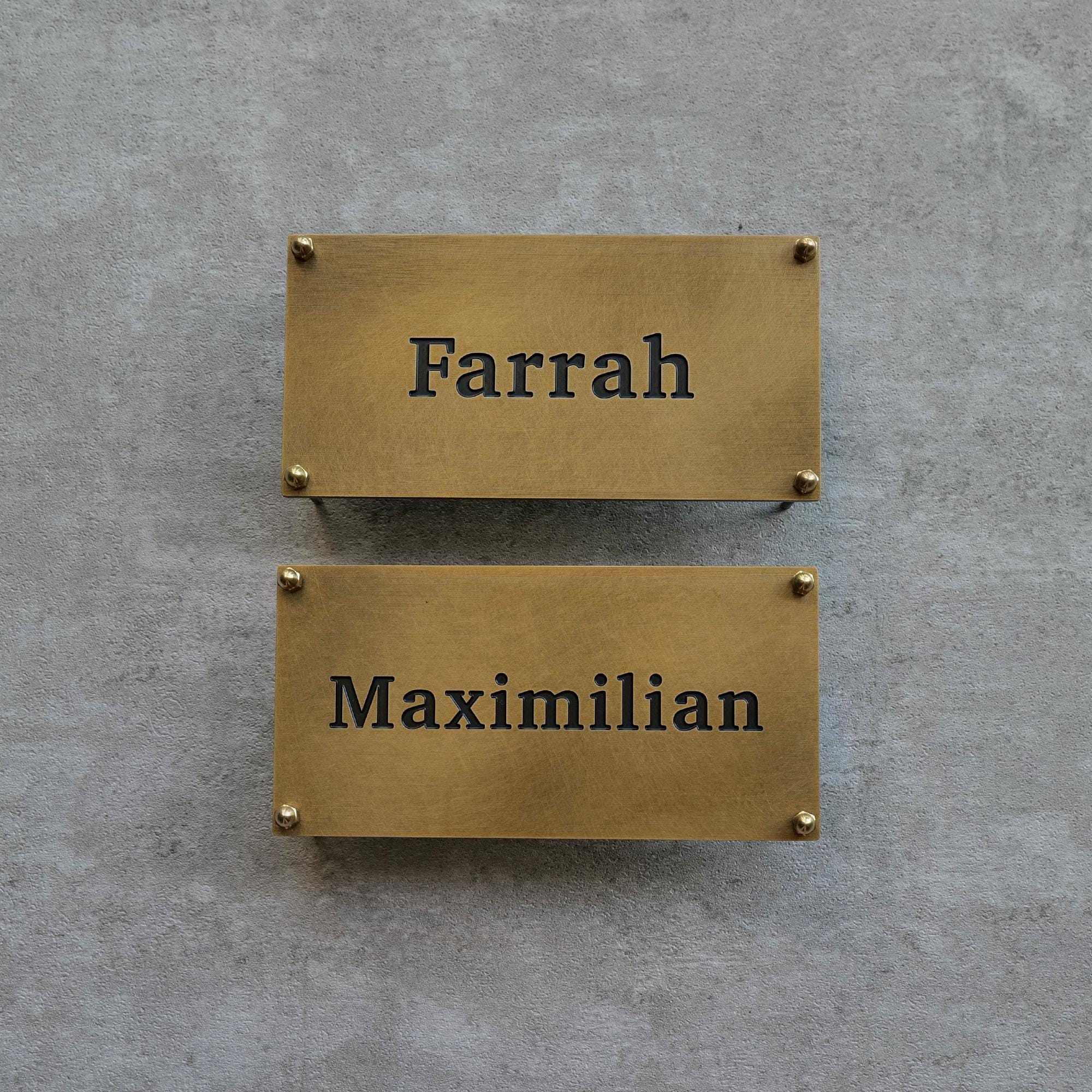 Custom Brass Signs, Metal Signs, Solid Brass Signs,commemorative ...