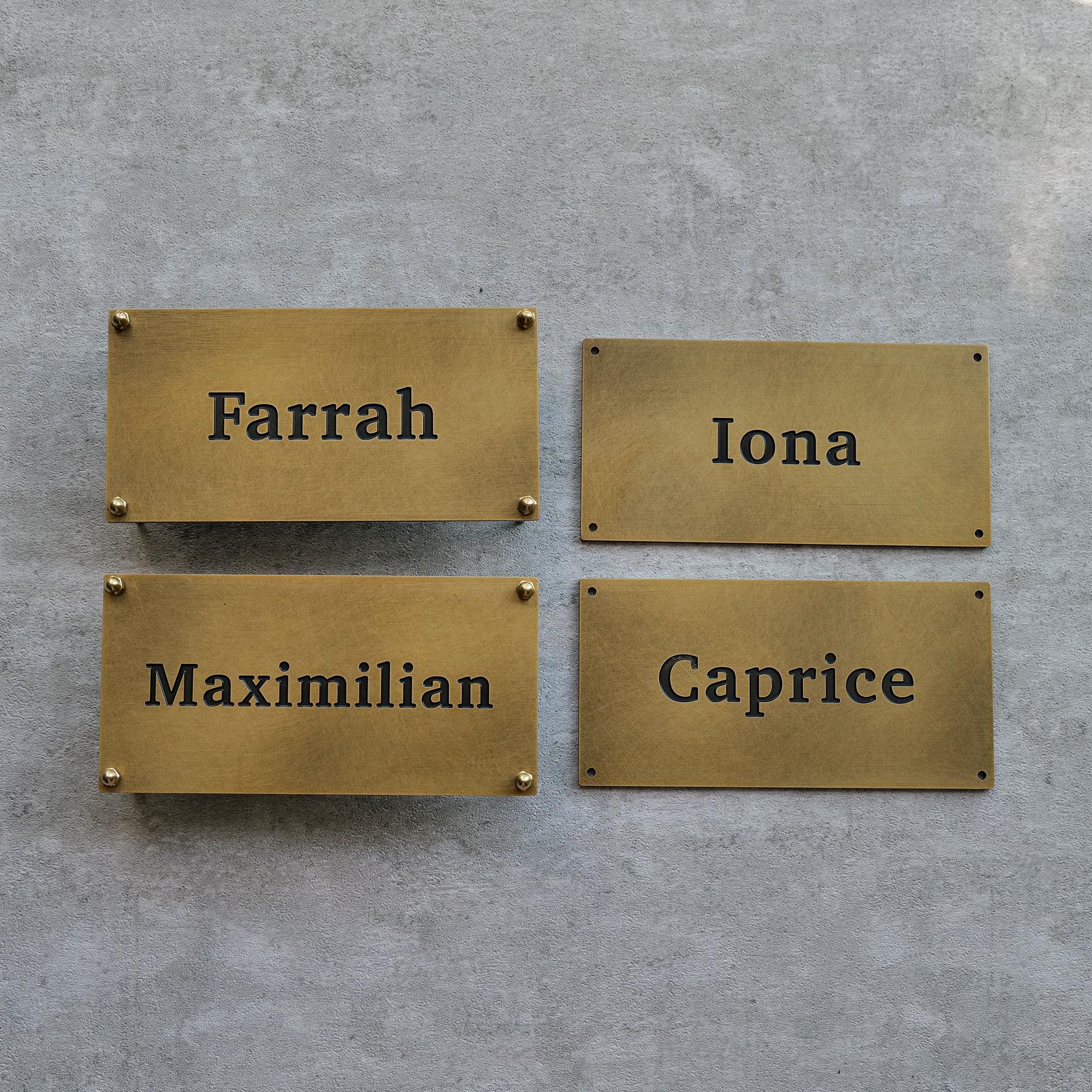 Custom Brass Signs, Metal Signs, Solid Brass Signs,commemorative ...