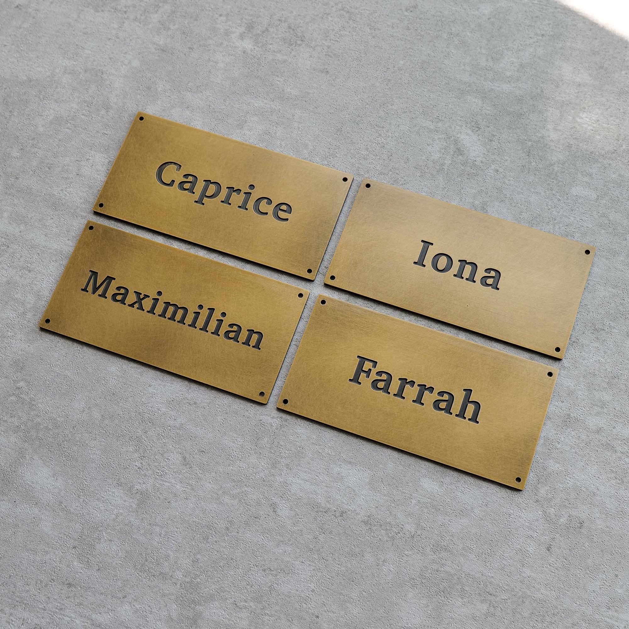 Custom Brass Signs, Metal Signs, Solid Brass Signs,commemorative ...