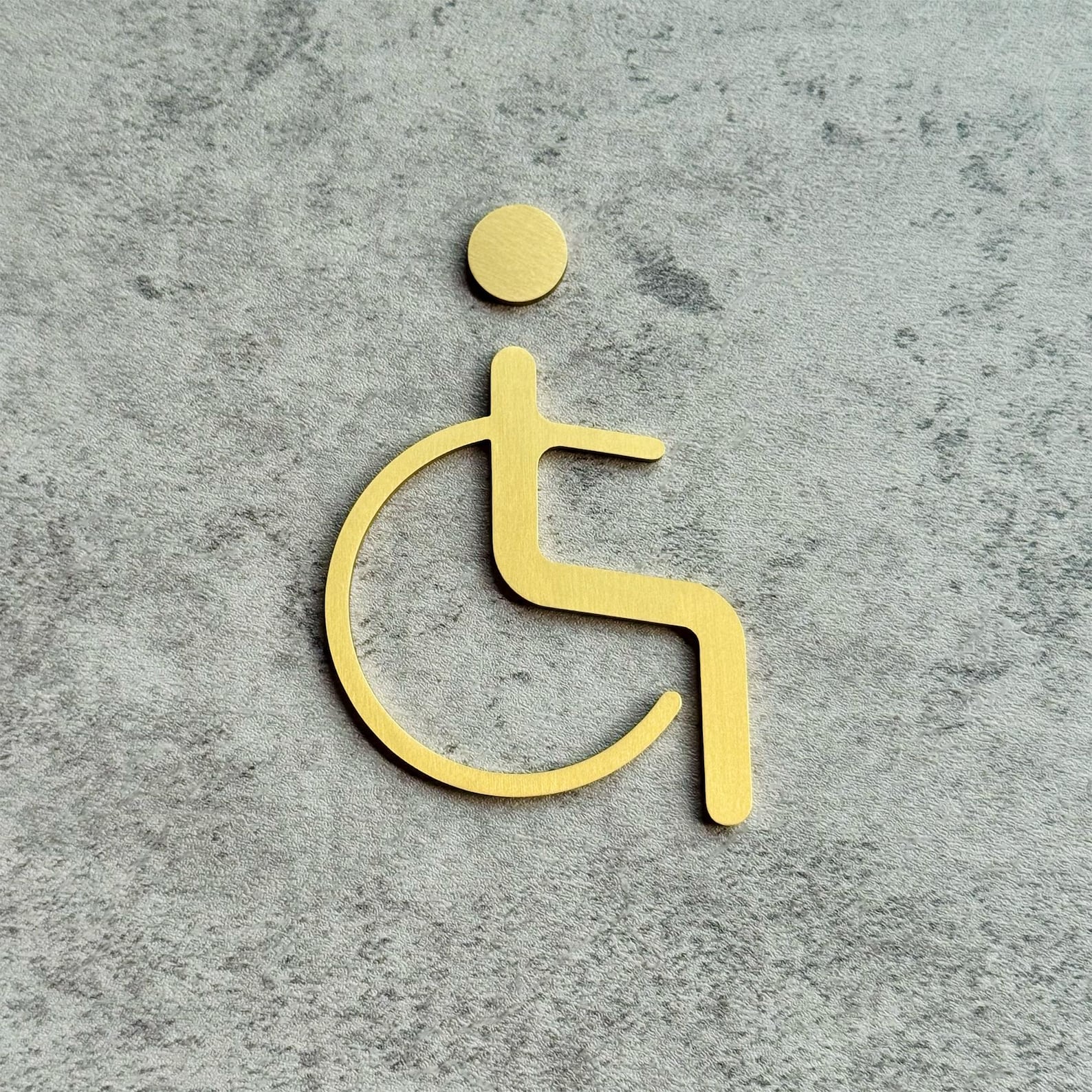 Custom Solid Brass Bathroom Signs, Male and Female Restroom Signs ...