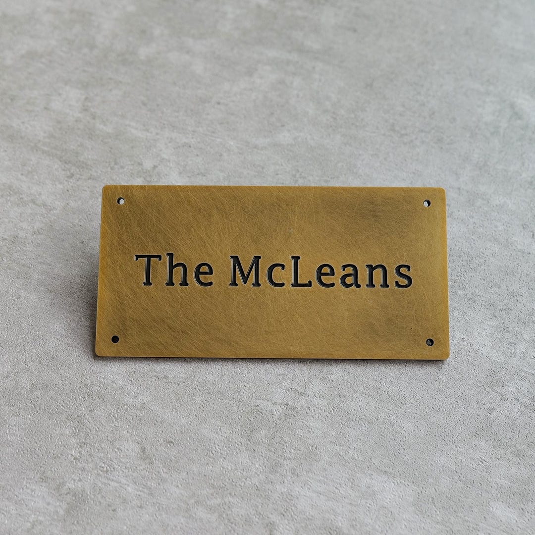Custom Cast Bronze Signs, Personalized Logos, Vintage Signs, House ...